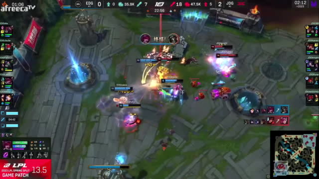 [JDG vs EDG] 2023 LPL 스프링 플레이오프 | 카나비, 룰러 | SOOP VOD