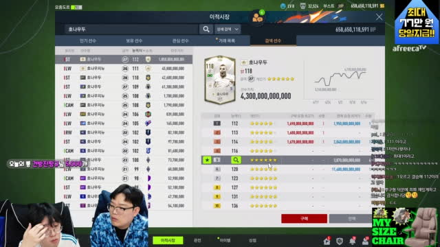 뿌꾸x마빡x백크 백크 본캐 메인컨텐츠 챔스 사재기 피파4 Soop Vod