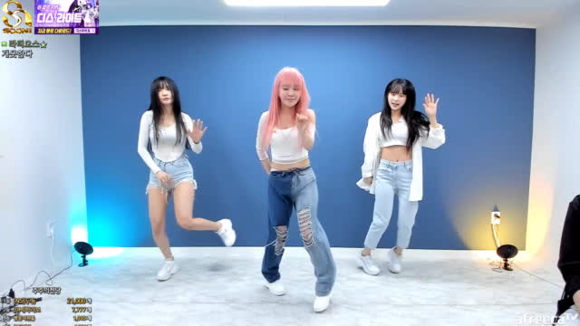 [클립]퀸다미x류하x깅예솔 - Dynamite [방탄소년단] [댄스팀 중간점검] | SOOP VOD