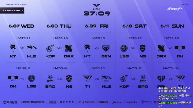 흔한의 LCK [KT:HLE] 39세 현 4라인마스터 해설자 #LCKWatchParty | SOOP VOD