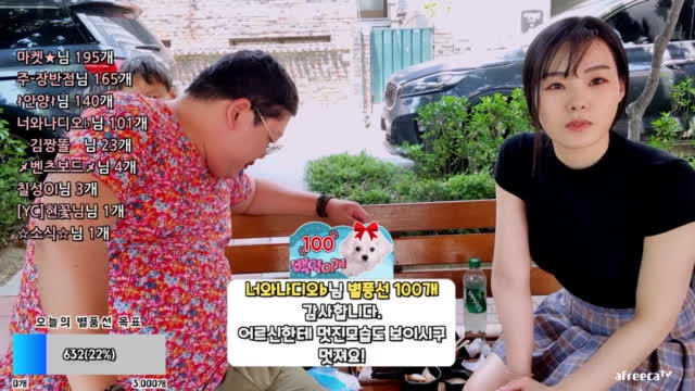 순자와 마포 망원시장 x린하니 짜장에 와사비 실패시 생수 샤워 [강서/ASG/댄동] | 아프리카TV VOD