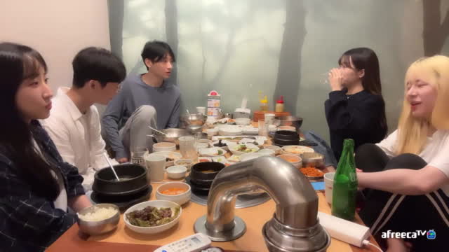 [클립]jstl 우승 회식(눈길x찬기x다나짱x요닝x연두) | 아프리카TV VOD