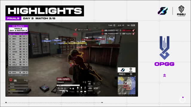 [클립][배그] PGS 2 한국 선발전 DAY3 | SOOP VOD