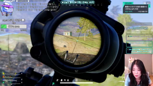 [클립]연막안도 뚫는 그녀의 dmr | SOOP VOD