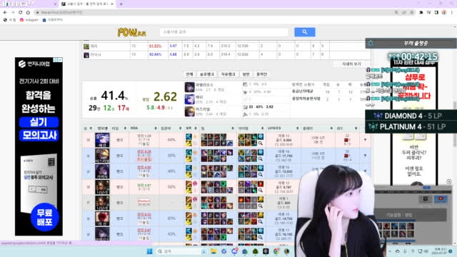 [롤]D4 서폿 45p 이판승리시 666개요 ???? | 아프리카TV VOD