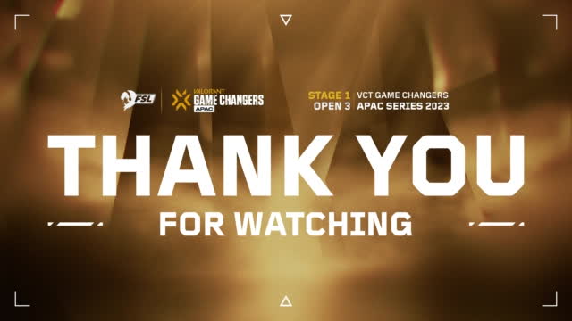 [TH] 2023 VCT Game Changers APAC Series: Open 3 - Playoffs - Day 3 | SOOP VOD