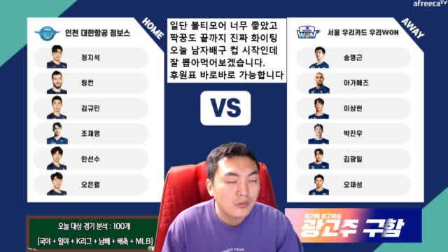 볼티 좋았고 일본야구 국내야구 배구 분석 前와이즈분석위원 라다의 스포츠분석 Kbo Npb 여배 국야 일야 아프리카