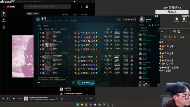 M1 원딜 솔로랭크 | 아프리카TV VOD