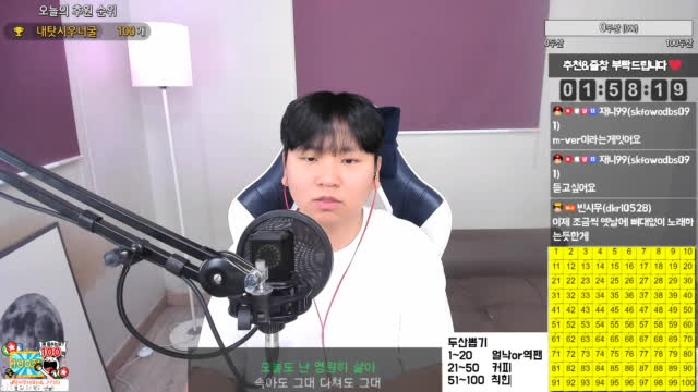 성장형음비 61일차 낮방 곰돌이 왔어요 노래할게요~ 노래라이브남캠먹방맞즐 아프리카tv Vod