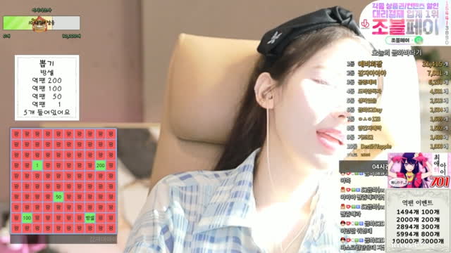 오늘 폼 미쳐따 .... 홍박사 300 킥드럼베이스 400... | SOOP VOD