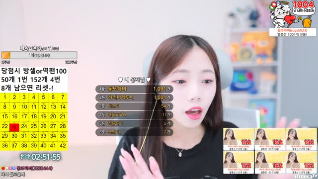 동후니또하리니버리면ak로쏴버릴거야[1091] 둔아다음부턴내픽만믿고따라와[1004]♥ | SOOP VOD