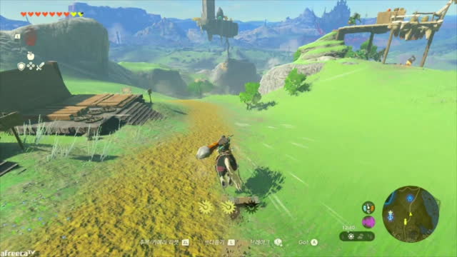 닌텐도스위치 젤다의전설 티오스 오브 더 킹덤 | 아프리카TV VOD