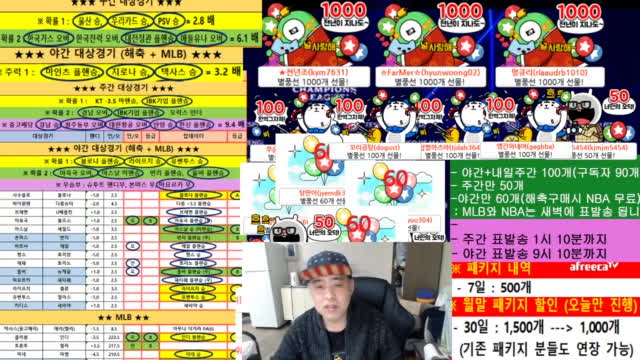 ★4연승 주간 주력 또 적중해외축구 분석계속 연승 이어 가봅시다★찹쌀의 스포츠분석 해외축구전문 Mlb전문 야구전문