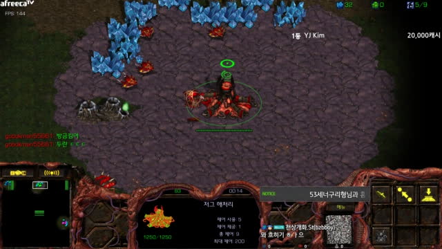 스틱 종족전빡겜 저녁에 스틱더드 Vs수샘알고 스타 팀플 헌터 늑대77연승 기록방송 아프리카tv Vod