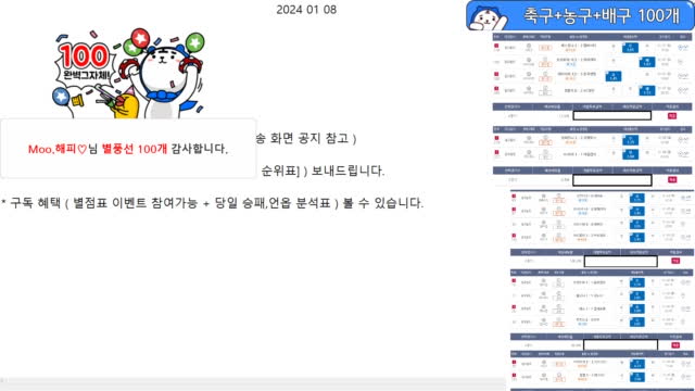 무농사 136배 96배15배14배98배 4일 연속 적중 ㅅㅅ 새로운 한 주 시작해봅시다 축구분석 농구분석 스포츠