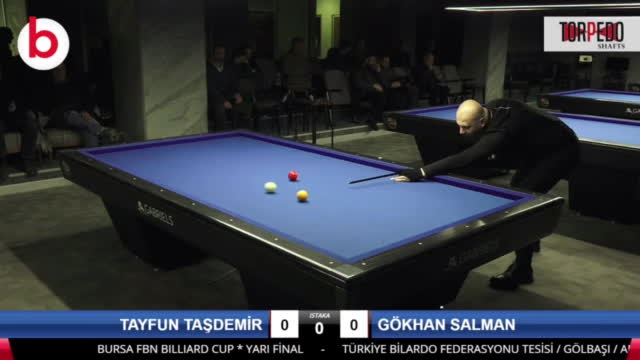 BURSA FBN BILLIARDS CUP: TAYFUN TAŞDEMİR - GÖKHAN SALMAN | SOOP VOD