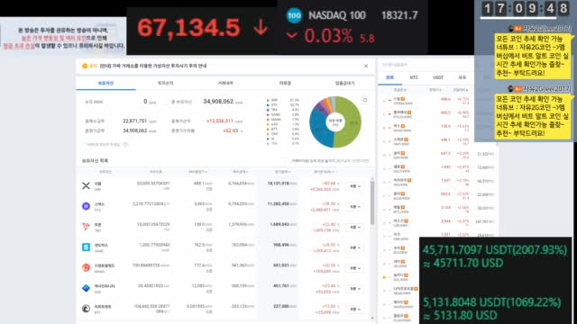 (실시간LIVE)비트코인 2024.3.25 | SOOP VOD