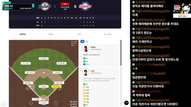 롯데편파 ★최강롯데방nc 윌커슨vs김시훈 문자중계 드디어 개막 부산롯데자이언츠 롯데응원롯데야구프로야구실시간중계 Soop Vod