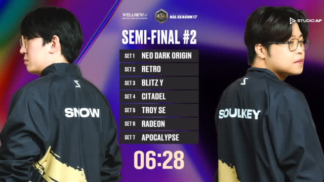ASL 17 Ro. 4 Semifinal Match 2 Snow vs Soulkey | SOOP VOD