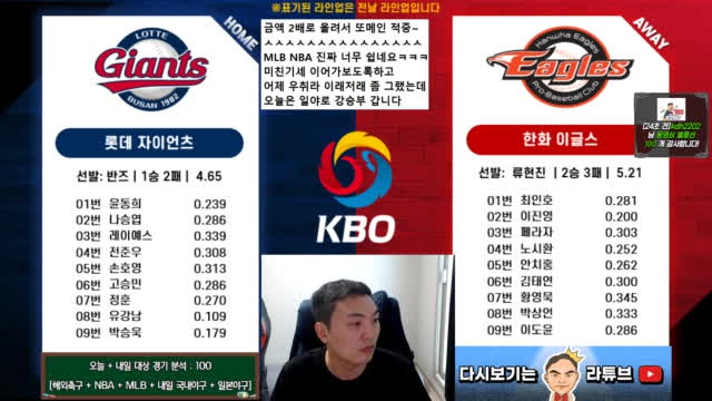 강승부 일본야구 국내야구 분석 금액 올려서 Mlb Nba 메인 또적중~ ㅅㅅ 前와이즈분석위원 라다의 스포츠분석 국야