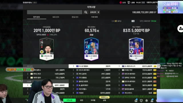 100조 장전완료 오늘 레알 마드리드 스쿼드 제작하고 챔스 응원간다 Fc온라인 피파4 Soop Vod