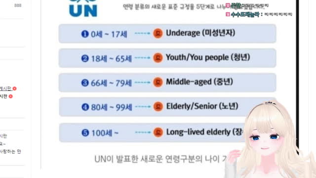 [클립]UN이 발표한 연령구분 ㅋㅋㅋㅋㅋ - 해수수반응] | SOOP VOD