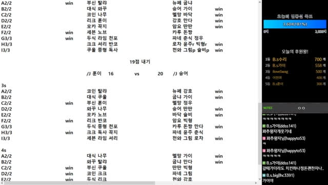 생 부신 스타팀플 헌터 22 굼뱅배 밸런스 풀리그 5월17일금 저녁9시30분 익명배 1~4티어 특감독전