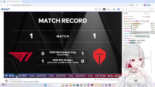 (신입뉴걸)63일차 2부 #EWC 티원경기구경하기 | SOOP VOD