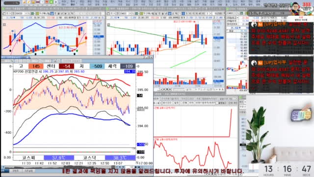 [up]업사부-주식+ELW, 옵션 실전매매! | SOOP VOD