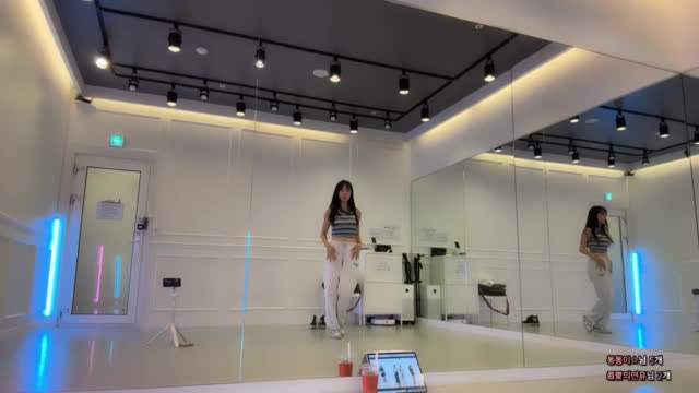 버스킹 준비 리액션 춤연습cctv | SOOP VOD