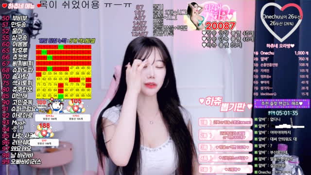 찐 신입 여캠 10일차 츄플단 모집 몸매 얼굴 1티어 귀인오빠들 쉬어가세용방셀 댄스 시그 운동 룰렛 맛집 아프리카tv Vod