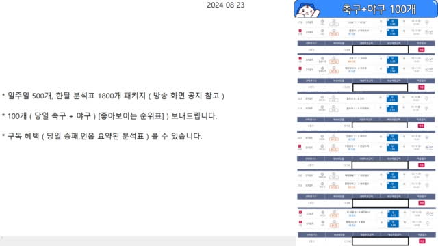 축구 Mlb 메인 적중 무농사 또 116배 적중 ㅅㅅ 오늘도 가봅시다 축구분석 야구분석 스포츠분석 아프리카