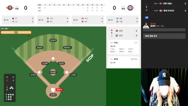 롯데편파 Vs 한화 조류더비 끝장전 내가갈게 5강 5위와 4게임차 5할 승률 기준 23승 6패 해야 가을야구
