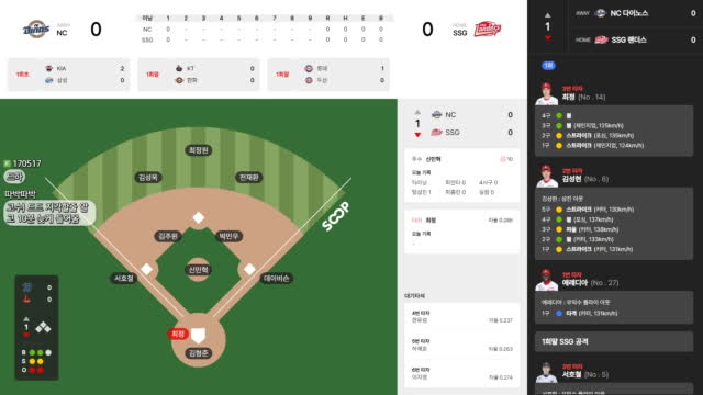 [NC:SSG] 농디 마지막 등판 ㅎㅇㅌ | SOOP VOD