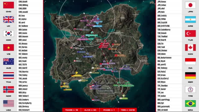 [MAP] 펍지 네이션스컵 2024 3일차 l PNC 2024 | SOOP VOD