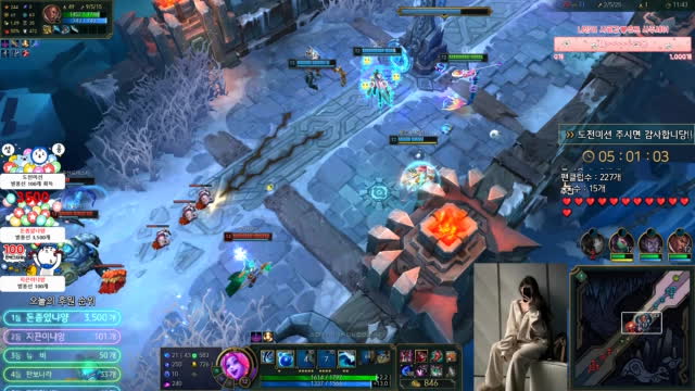 74일차]딱 500시간 방송햇어요 >.