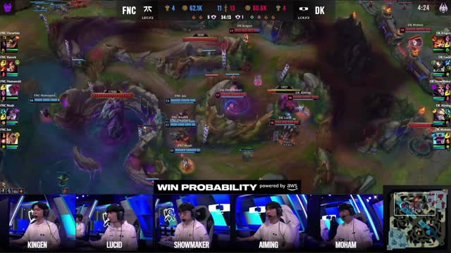 [클립][FNC vs DK] 4경기 / 2024 월드 챔피언십 스위스 스테이지 | SOOP VOD
