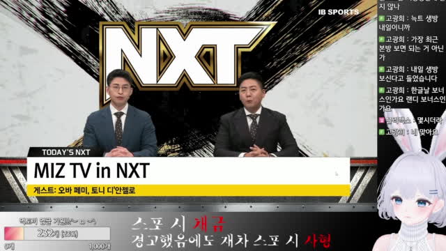 🐰WWE NXT / 레슬매니아24 보면서 파워 수다 #시네티🐰 | SOOP VOD