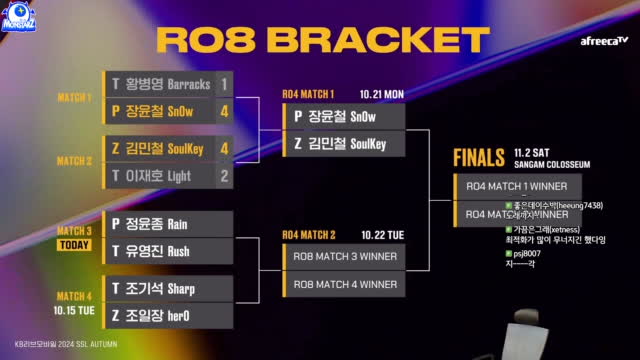 SSL 8강 정윤종 Vs 유영진 | SOOP VOD