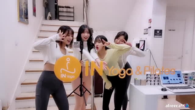 [캐치]NSB 이쁘니들 요가하러 왔어요~ | 아프리카TV VOD