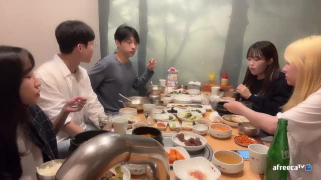 [캐치]jstl 우승 회식(눈길x찬기x다나짱x요닝x연두) | 아프리카TV VOD