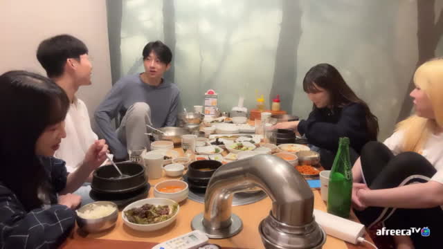 [캐치]jstl 우승 회식(눈길x찬기x다나짱x요닝x연두) | 아프리카TV VOD