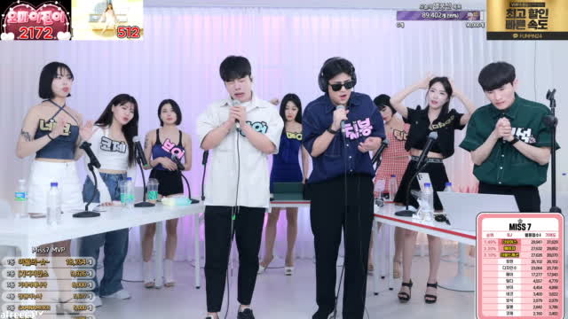 캐치 Miss7 시즌4 8화 크루대전 어느 크루가 1등할 것인가 디자인수x틸다x메이x장원x칠봉x보석x코제x네코x브이