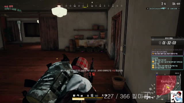 캐치 개 웃기네 앉아서 각 안나와서 죽네 배틀그라운드배그이연김이연치킨vs박파인정꾸링꾸링하어희도재미꿀잼