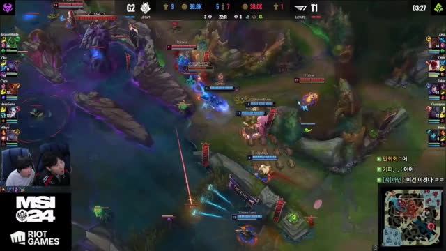 [캐치]김민교x칸 MSI T1 vs G2 가보자LCK #MSI2024 | SOOP VOD