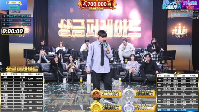캐치 Asg 파트너특집 3회차 상금퍼레이드 특집 상금이 사라지면 끝 어푸x이지니x황구x현지x한홍임x김프유x문어x오프x지학호