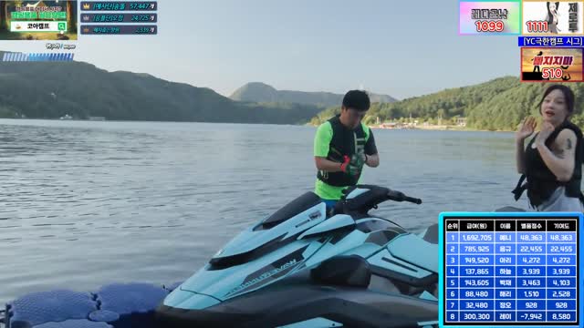 Yc 극한캠프 우승자 혜택은 제트스키 체험하기 아프리카tv Vod